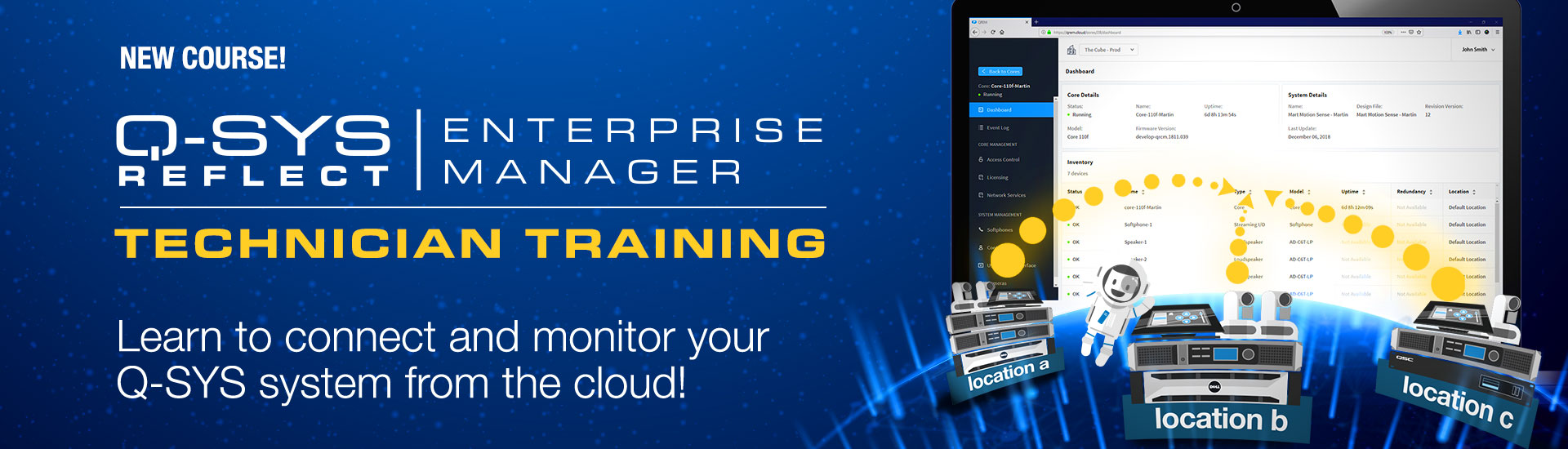 Course: Q-SYS Reflect Technician Training